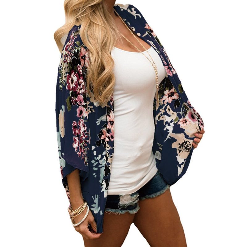 Summer Floral Printed Shal - Bohemian Beach Boutique